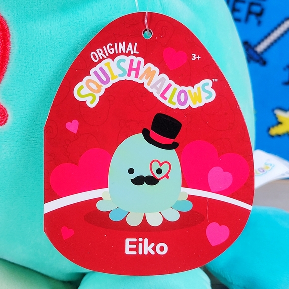 Squishmallows | Toys | Squishmallow Saxa The Stingray And Eiko The Octopus 8 Valentines Day ...